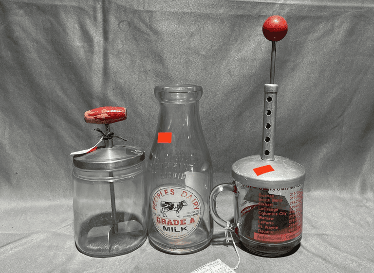 Hazel Atlas Glass Food Chopper 6.5", Quality Glass Food Chopper 10 ...