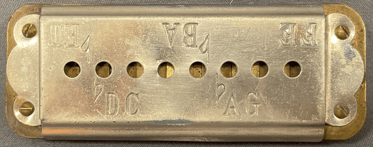 German Chromatic Eagle Brand Standard Harmonica - Metzger Property ...