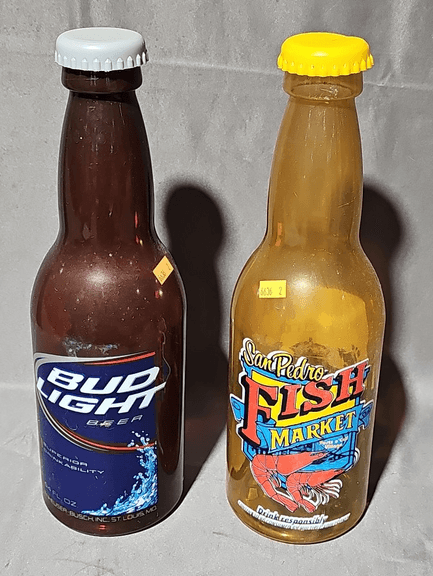 Bud Light and San Pedro Fish Market Plastic Bottles 14.5"x5" - Metzger ...