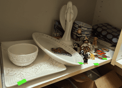 Platters, bowls, figurines - Metzger Property Services, LLC