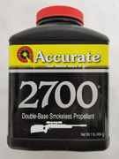 Accurate 2700 double base smokeless propellant 1lb. - Metzger Property ...