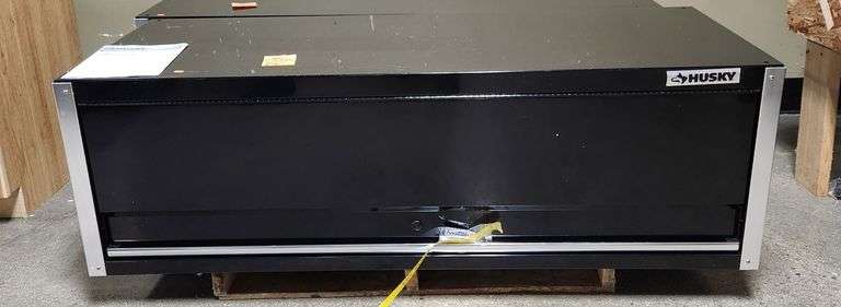Husky 63.5 in. W Professional Duty Workbench Top Locker in Black No ...