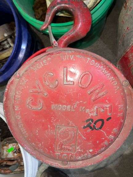CM Cyclone Model M 2 Ton Chain Hoist - Metzger Property Services, LLC