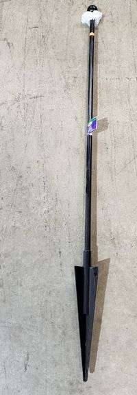 Vigoro Beaumont 53.3 in. H x 3 in. x 3 in. Black Metal Garden Fence ...