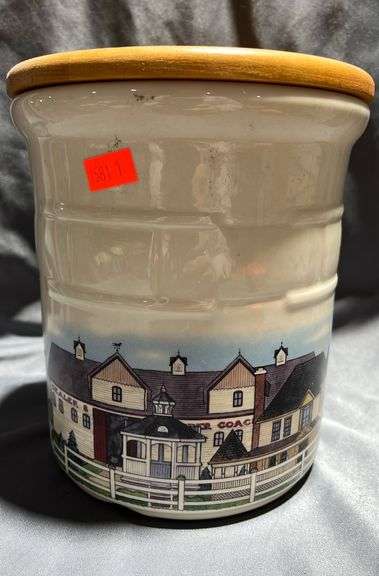 Longaberger Glass Canister - 7x6” - Metzger Property Services, LLC