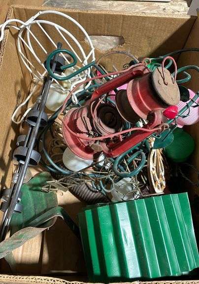 Plastic Lantern Light Streamer, Metal Votive Candelabra, Metal Plant ...