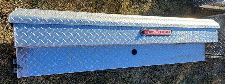 Weather Guard diamond tread Aluminum side mount tool box, model 174-0 ...