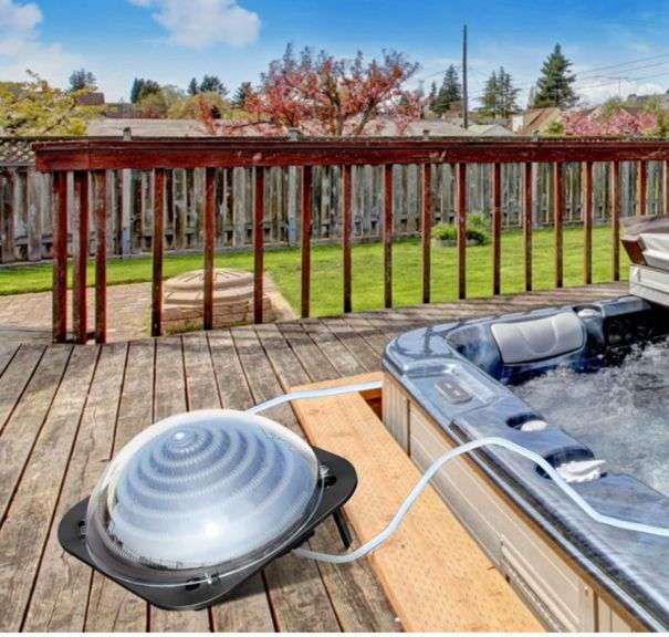 Solar Dome Swimming Pool Heater Above Ground, Inground Pool Warmer ...