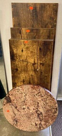 Shelf boards in assorted sizes and 18” Round table top - Metzger ...