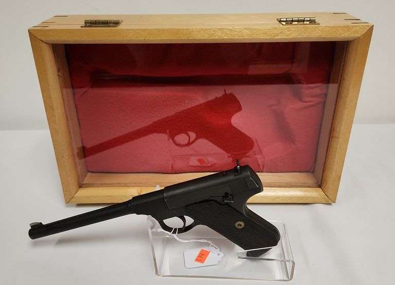 Colt Model The Woodsman .22LR Pistol with Wood Case - Metzger Property ...