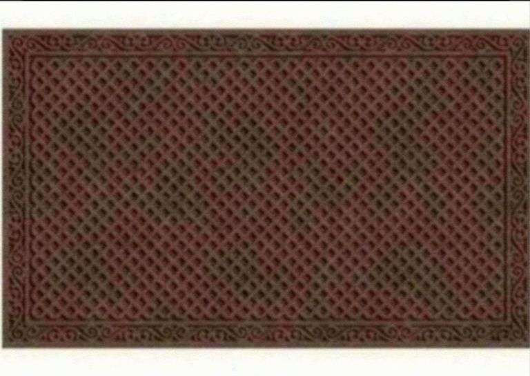 Apache Ecomat Textures Iron Lattice Entrance Mat, 18" x 24", Walnut ...