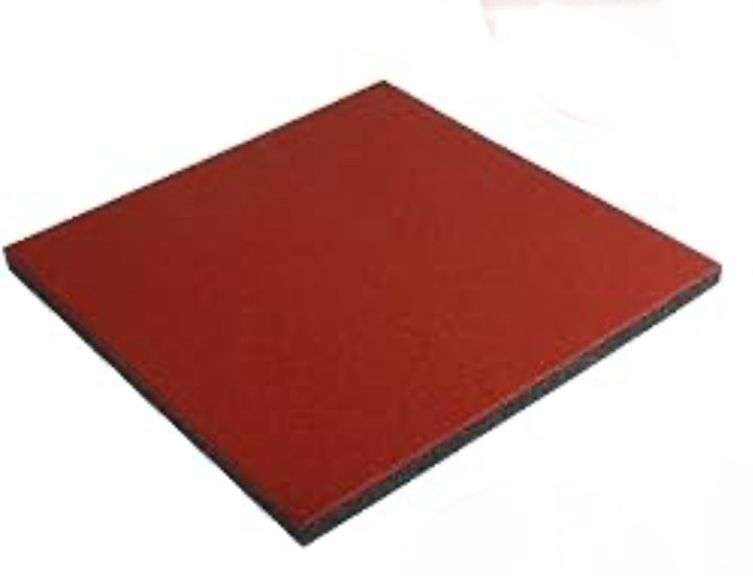 Rubber-Cal 20-in W x 20-in L x 0.75-in T Interlocking Rubber Tile ...