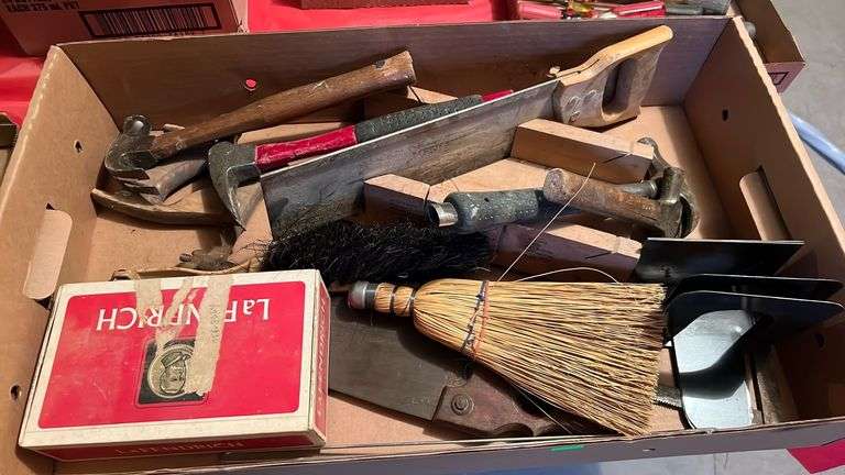 Miter Saw 12” • Hammer assortment • Brushes • Metal Bookends • Hot Dog ...