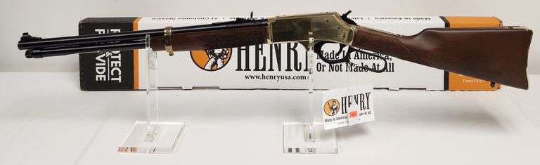 Henry Model H024-3030, .30-30 Cal Lever Action Rifle with Engraved ...