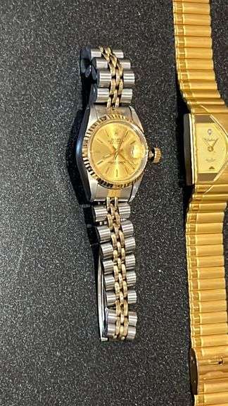 Watch assortment including - Faux Rolex (see photos) • Parker • Dufonte ...