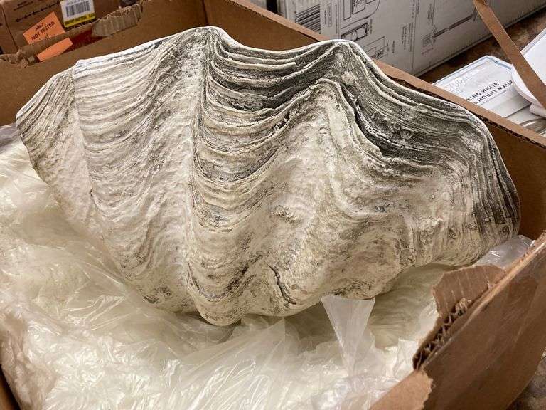 House Parts Giant Clam Shell-Hand Crafted-22”L x 12” H - Metzger ...