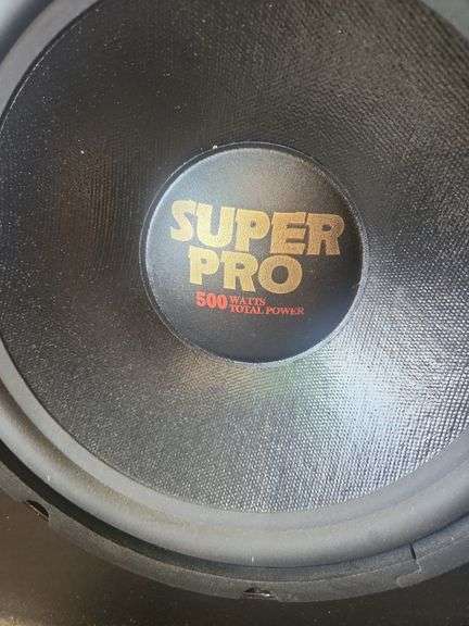 Pair Sanusi speakers Super Pro S-47 - Metzger Property Services, LLC