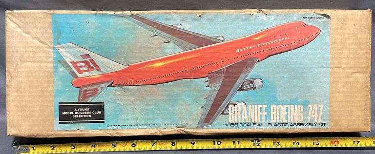 Aurora Braniff International Boeing 747 Model Airplane Kit (can’t open ...