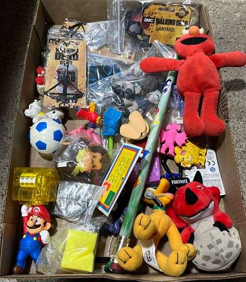 Elmo • Fortnite Hatchling • assorted Disney toys - Metzger Property ...
