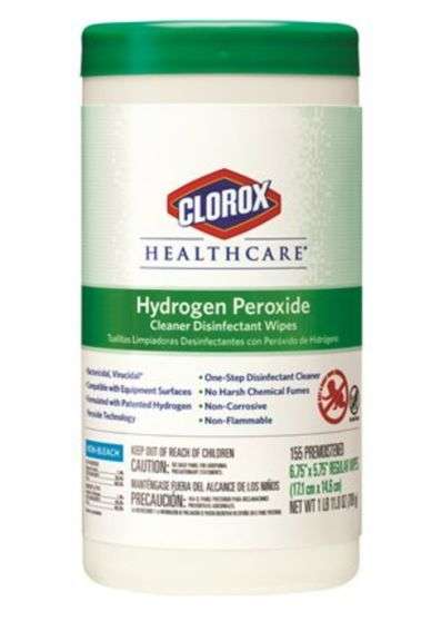 Clorox 155-count Healthcare Hydrogen Peroxide Cleaner Disinfectant ...