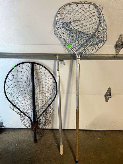 Two - Fish Nets 38”, 58” • Telescoping Mooring Hook 42” - Metzger ...