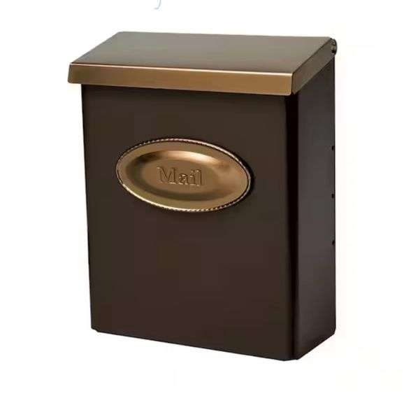 Architectural Mailboxes Designer Venetian Bronze with Brushed Brass ...