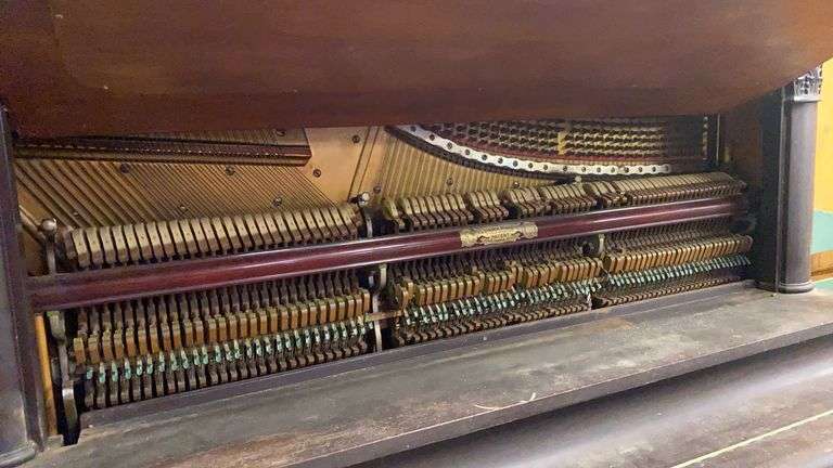 Starck Piano Co. Grand Upright Piano - Keys Stick - Metzger Property ...