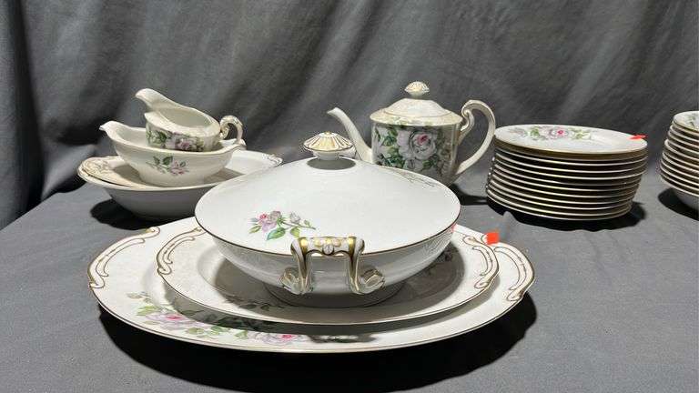 Craftsman China Princess 167 Dish Set inc. tea pot. cream, sugar, soup ...