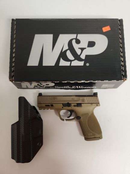Smith & Wesson Model M&P9 9mm Pistol with Box, 3 Adjustable Grips, and ...