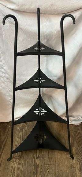 Longaberger 4-Tier Wrought Iron Bowl Stand 12”x41”x12” - Metzger ...