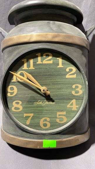 Seth Thomas Milk Maid Clock 11”x8” - Metzger Property Services, LLC