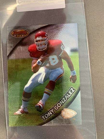 Bowers Best Tony Gonzalez Football Card - Metzger Property Services, LLC