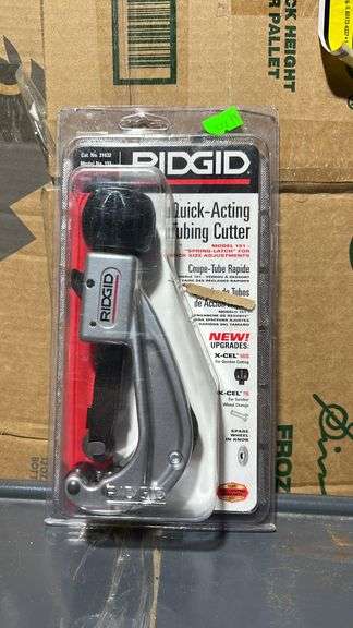 Ridgid Quick Acting Tubing Cutter Model #151 1/4”-1-5/8” - Metzger ...