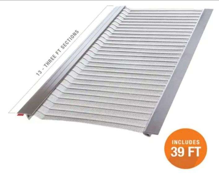 Gutter Guard by Gutterglove 3 ft. L x 5 in. W Stainless Steel Micro ...