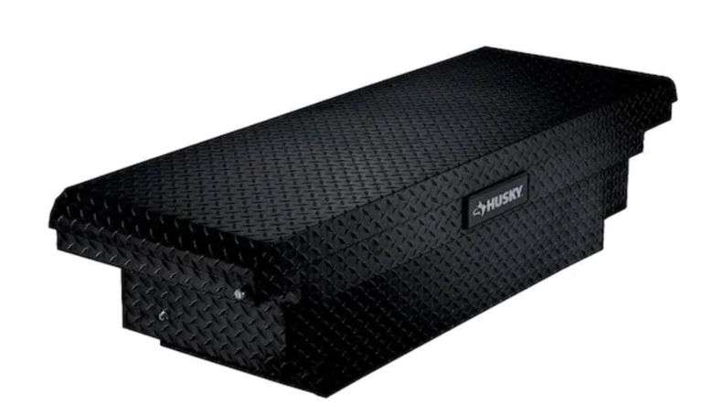 Husky 61.86 in. Matte Black Aluminum Low Profile Mid-Size Crossbed ...