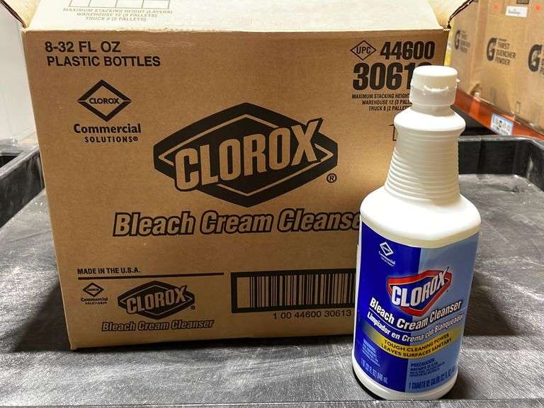 Clorox bleach cream cleanser 32 fl oz plastic bottles - Metzger ...
