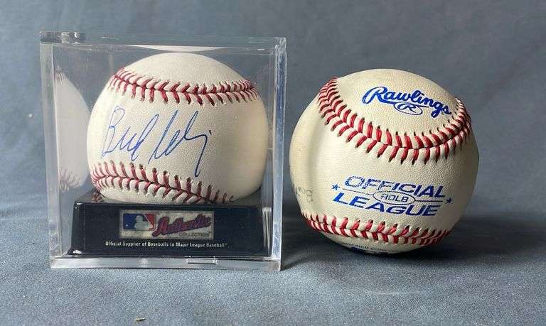 2- Autograph Baseballs - Metzger Property Services, LLC