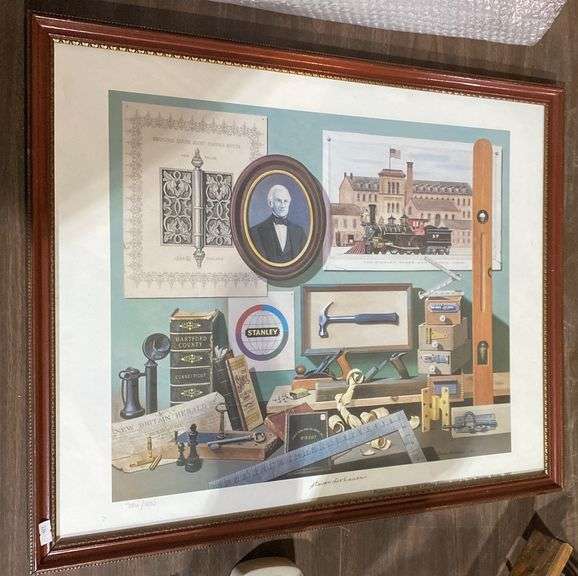 Stanley Tools Framed Print, Signed & Numbered #786-950, Steven Dohanos ...