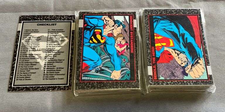 Skybox DC Doomsday the death of superman 1992 Card Assortment - Metzger ...