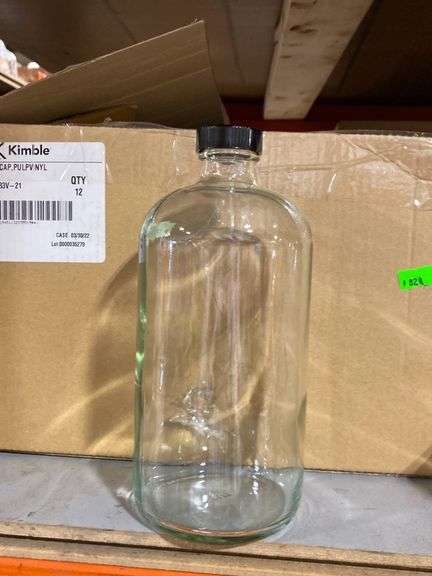 Kimble clear glass bottles - Metzger Property Services, LLC