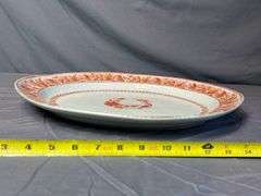 Chinese Oval Platter 16” - Metzger Property Services, LLC