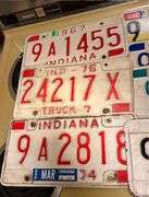 Indiana license plate assortment - Metzger Property Services, LLC