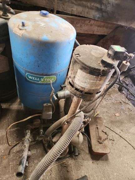 Case toolbox, Grease gun and bucket, sump pump, pressure tank - Metzger ...