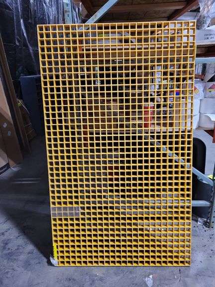 FIBERGRATE 5' X 36" Fiberglass Molded Grating Fibergrate Impact ...
