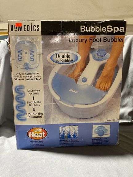Homedics bubble spa luxury foot bubbler - Metzger Property Services, LLC
