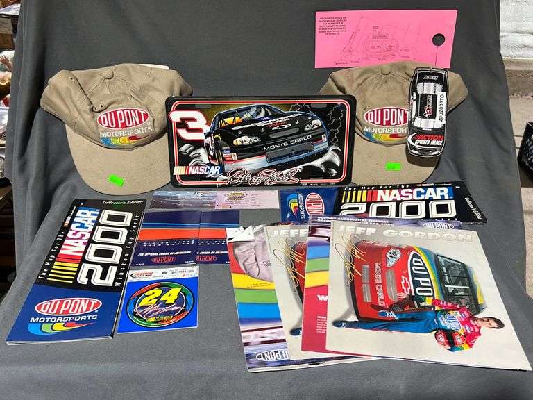 Two - DuPont Motorsports #24 Jeff Gordon Hats • Dale Earnhardt Nascar ...