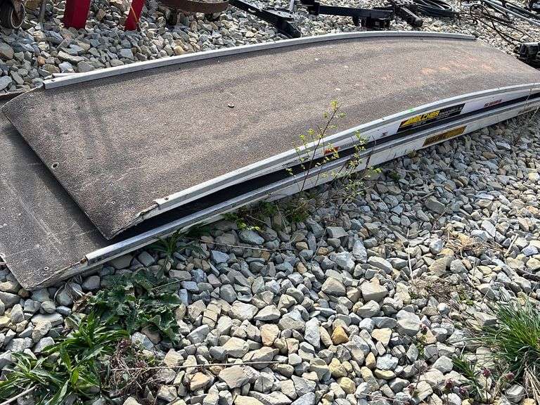 2 Fiberglass Melcher ramps - one 29" x 12ft, one 36" x 14ft - Metzger ...