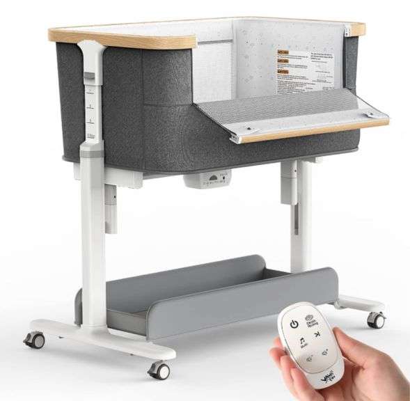 Rocking Bassinet for Baby Electric Bassinet Bedside Sleeper 2 Rocking ...