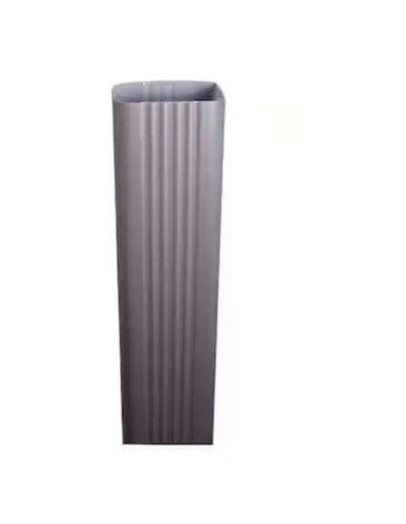 Spectra Metals 2 in. x 3 in. x 8 ft. Musket Brown Aluminum Downpipe ...