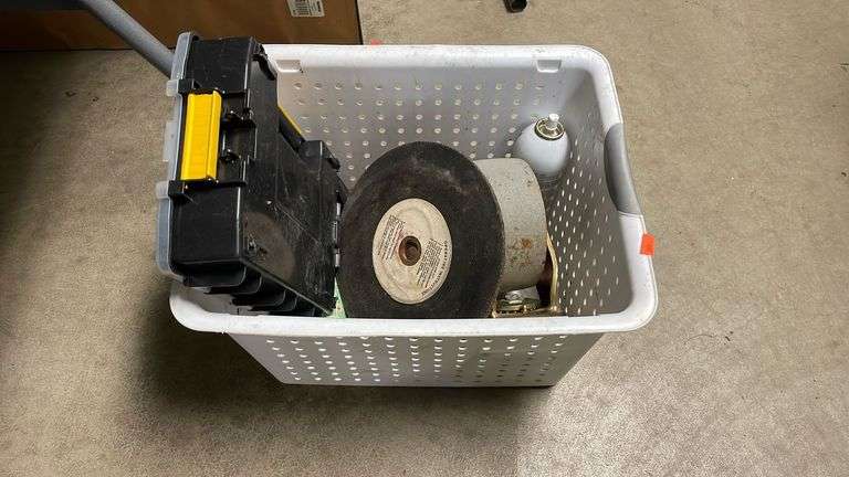 Stanley Organizer, Plastic Storage Bin, Abrasive Blade, Wheel - Metzger ...
